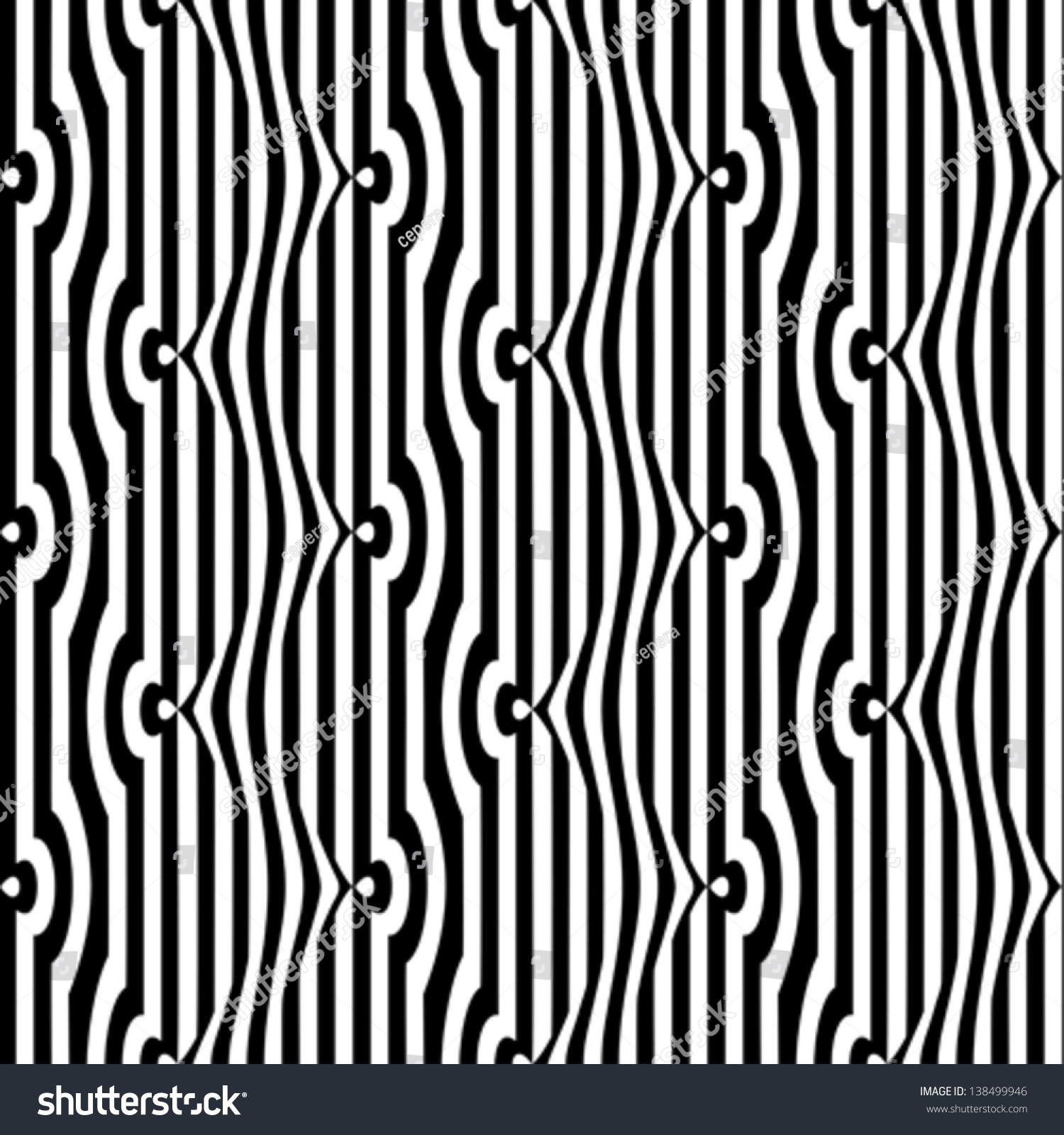 Black White Striped Grid Optical Illusion: vector de stock (libre de ...