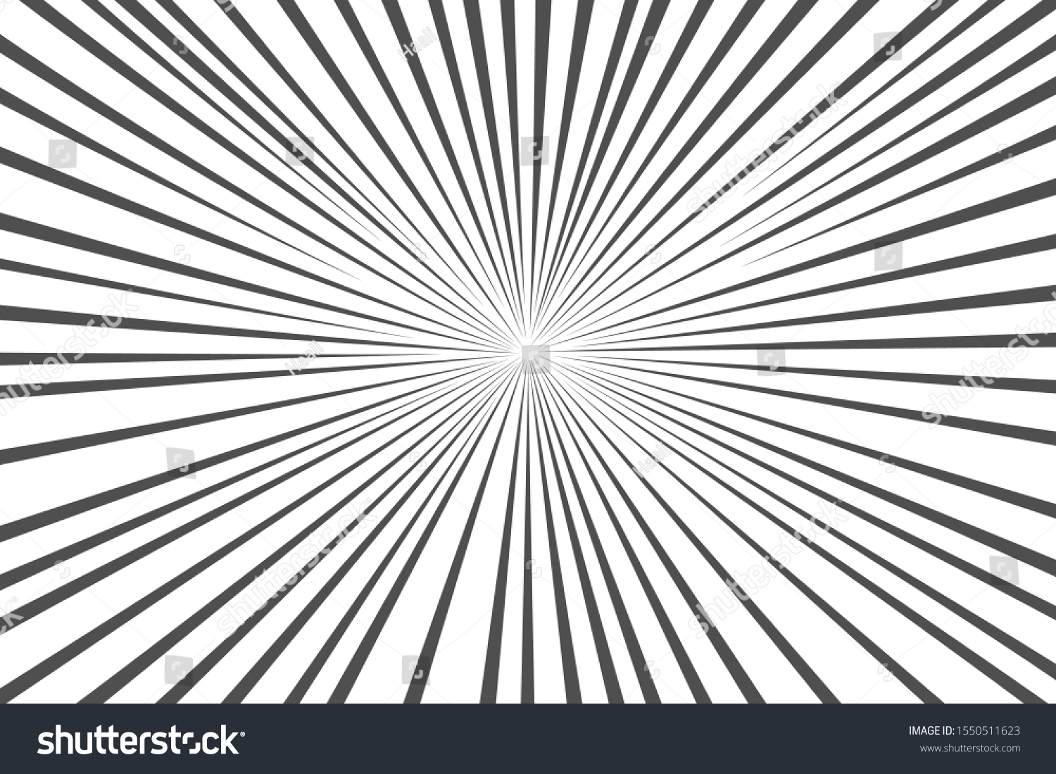 Black White Sunbeams Background Sunburst Pattern Stock Vector (Royalty ...