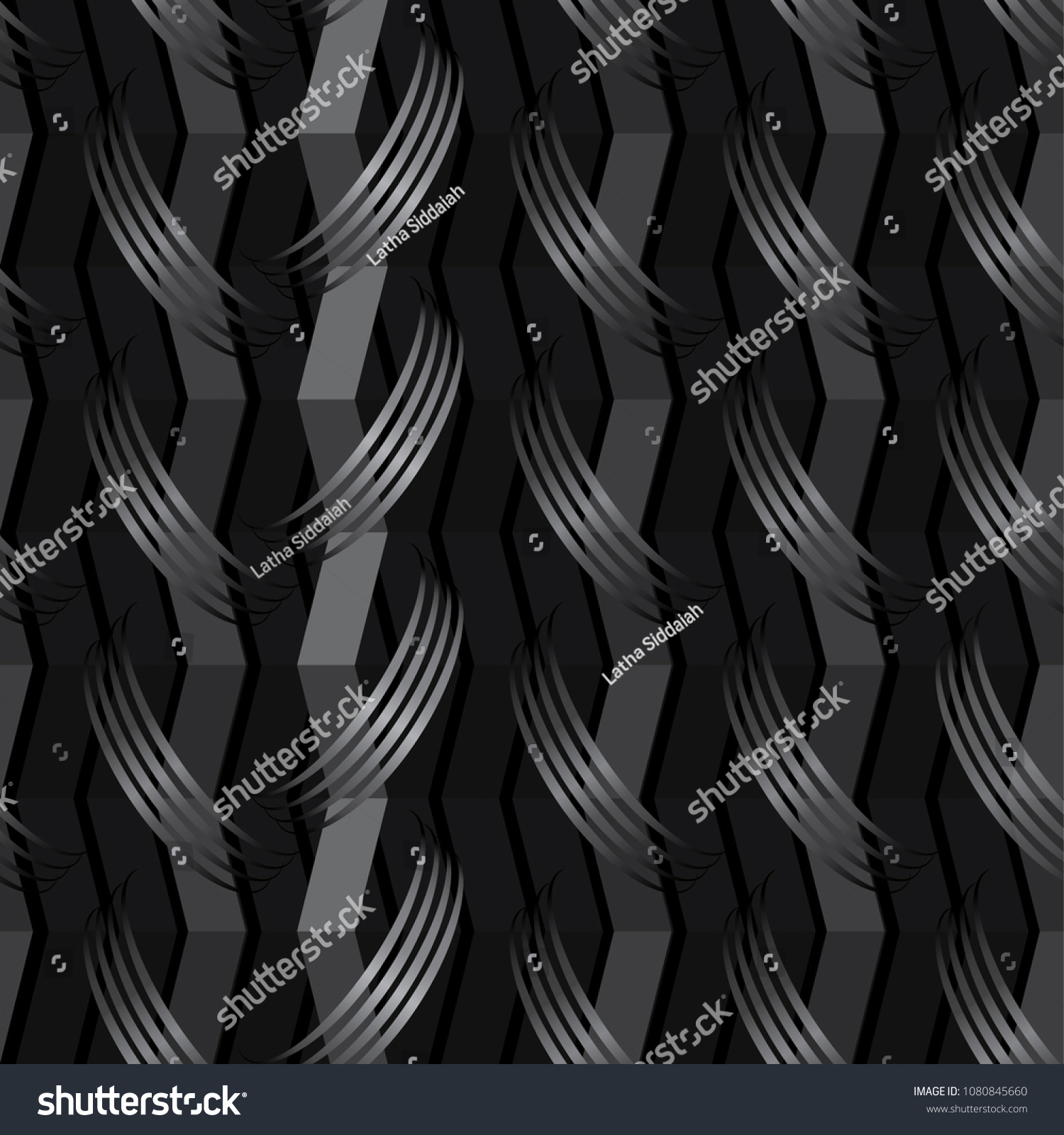 Black White Vector Design Latest Pattern Stock Vector (Royalty Free ...