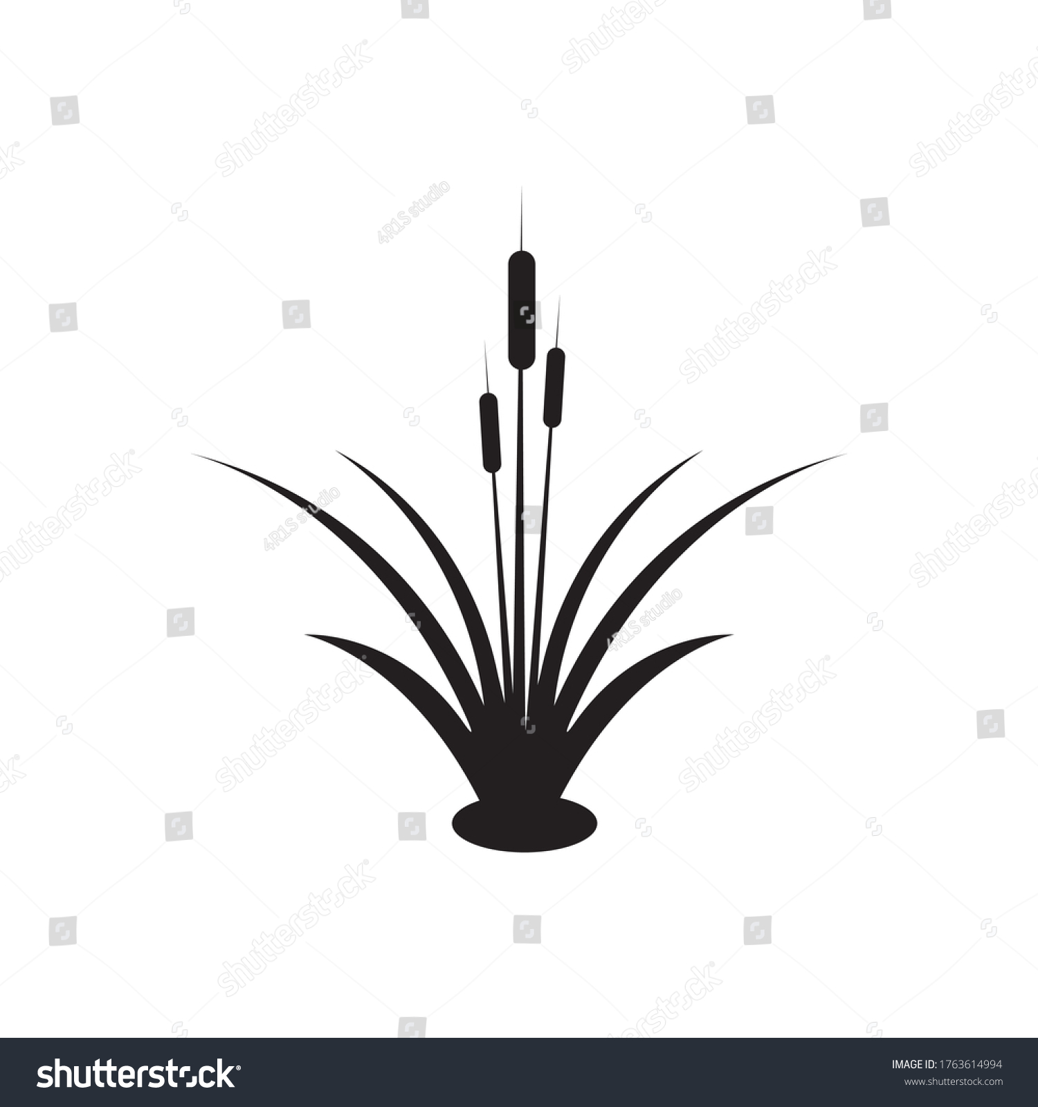 Black White Vector Thatch Stock Vector (Royalty Free) 1763614994 ...