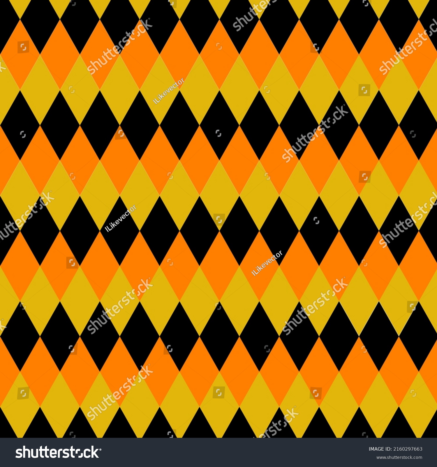 Black Yellow Square Pattern Background Seamless Stock Vector (Royalty ...