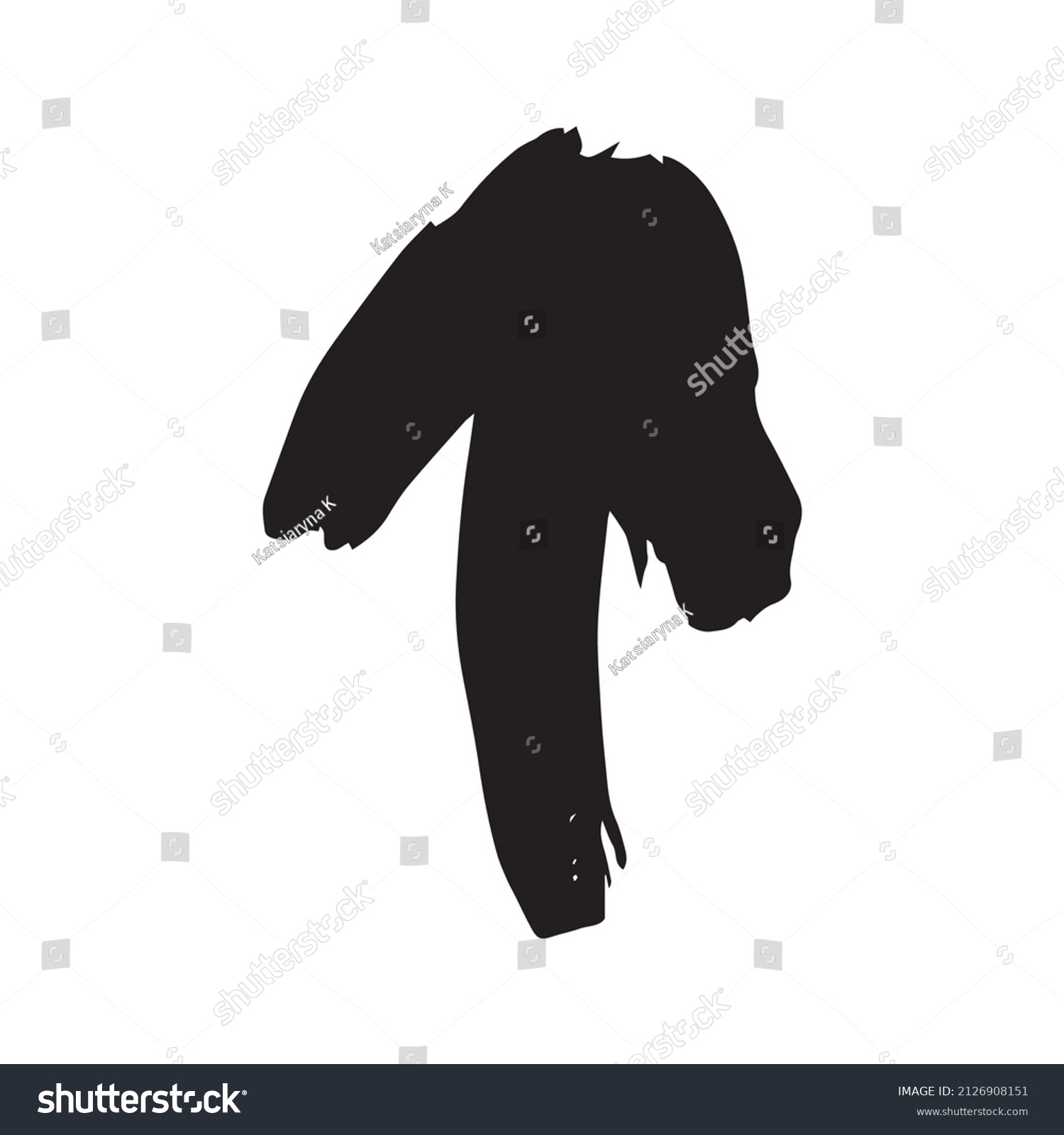 Black Arrow Icon Indicate Path Stock Vector (Royalty Free) 2126908151 ...