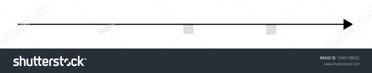 Black Arrow Pointing Right Arrow Shape Stock Vector (Royalty Free ...
