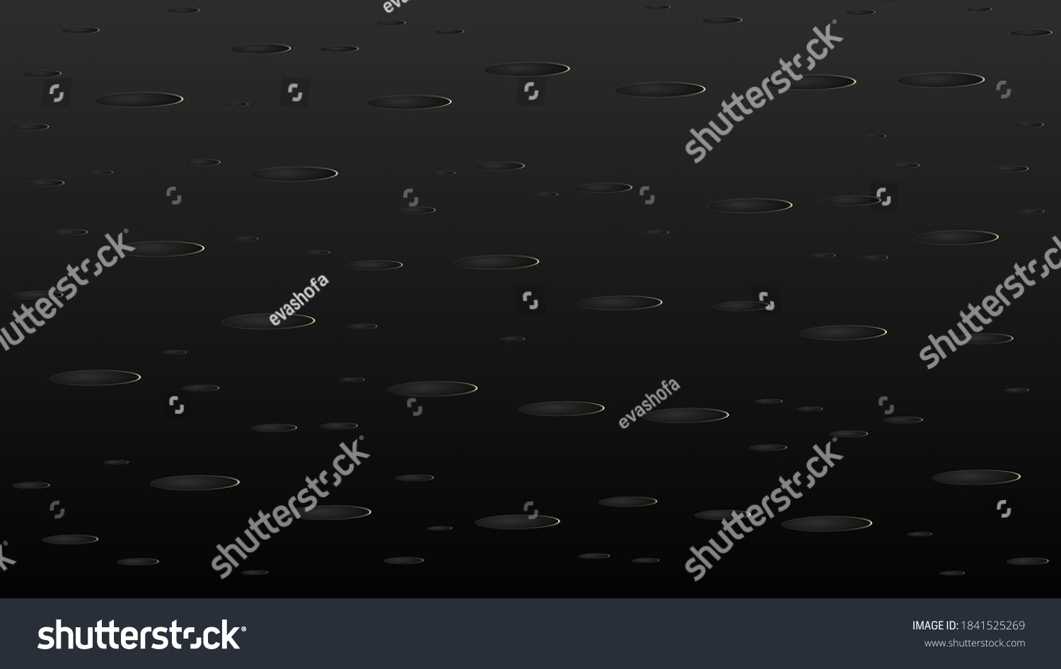 Black Background Vector Circle Oval Design Stock Vector (Royalty Free ...