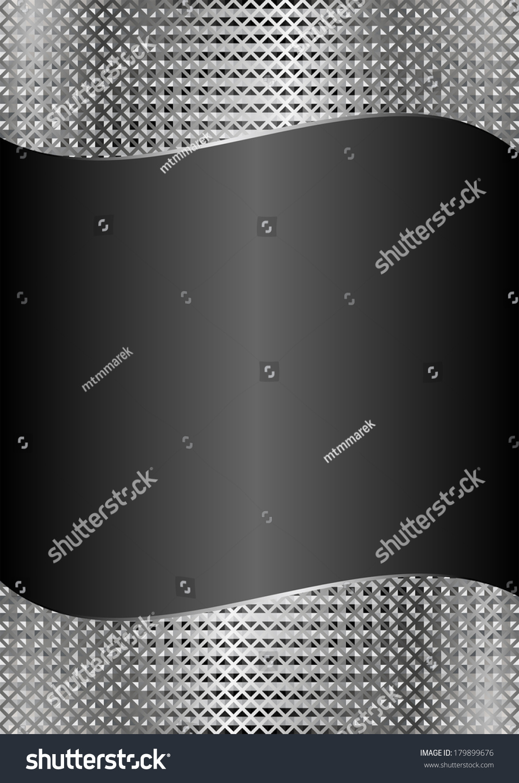Black Background Metallic Texture Stock Vector (Royalty Free) 179899676