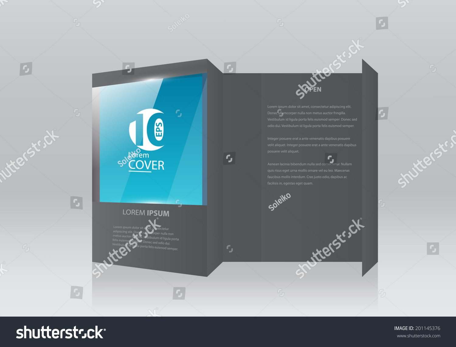 Black Box Products Design Package Stock Vector (Royalty Free) 201145376