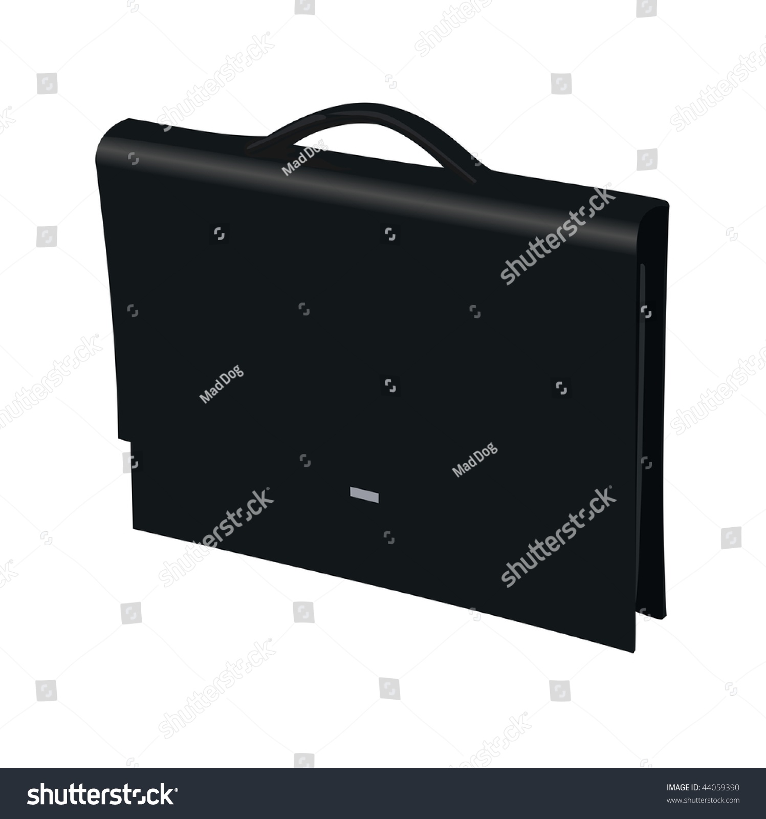 Black Business Bag Vector Stock Vector (Royalty Free) 44059390 ...