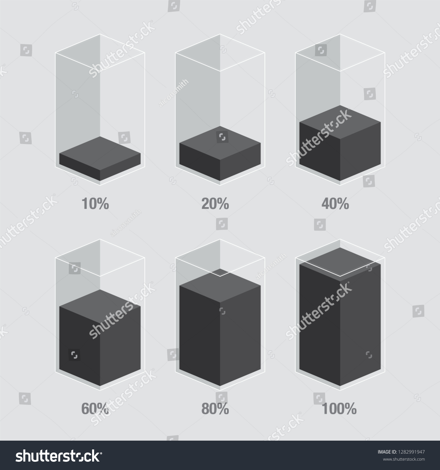 Black Color Graph Chart Bars Diagram 库存矢量图（免版税）1282991947 | Shutterstock