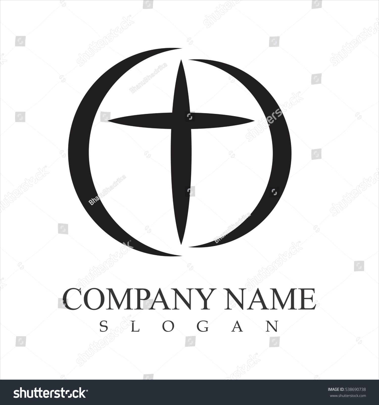 Black Cross Logo Stock Vector (Royalty Free) 538690738 | Shutterstock