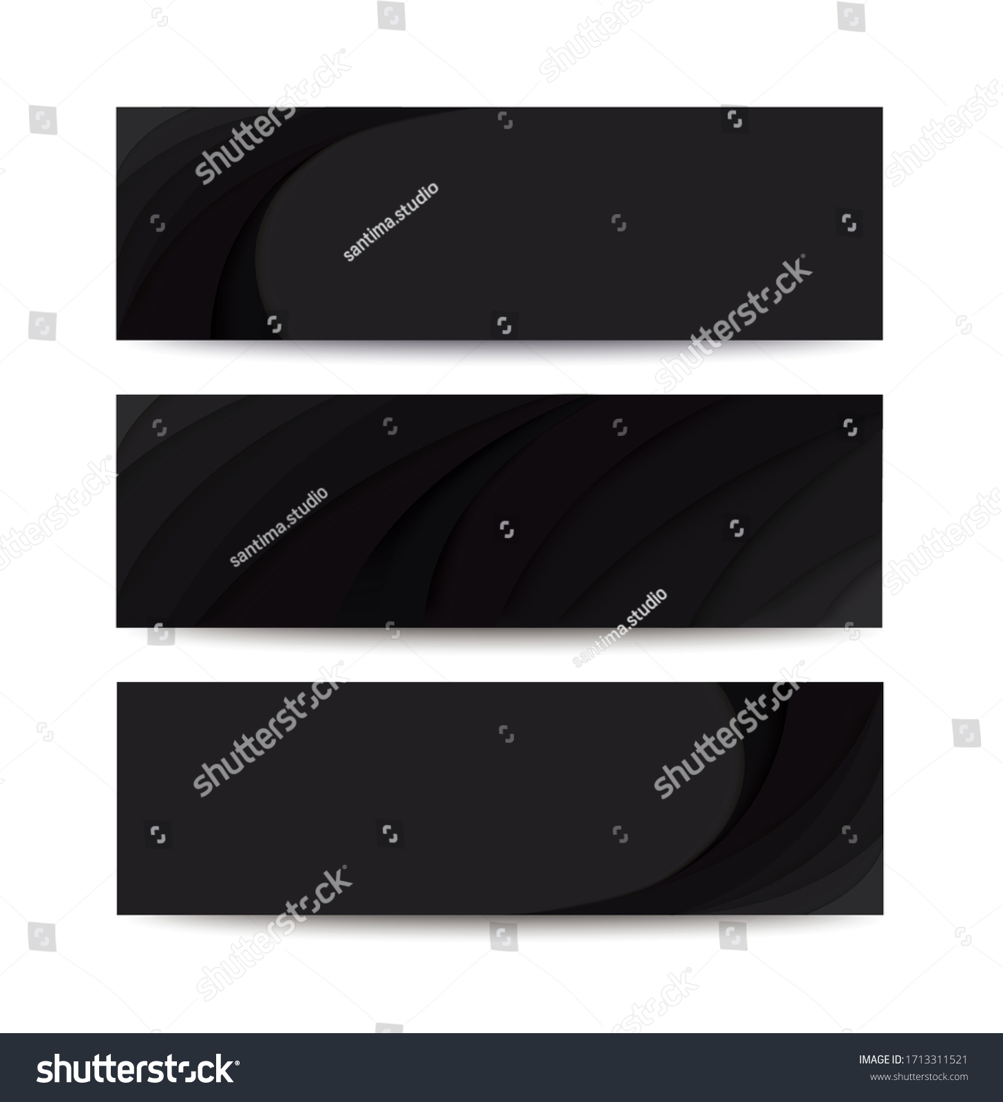Black Curve Template Background Vector Illustration Stock Vector ...