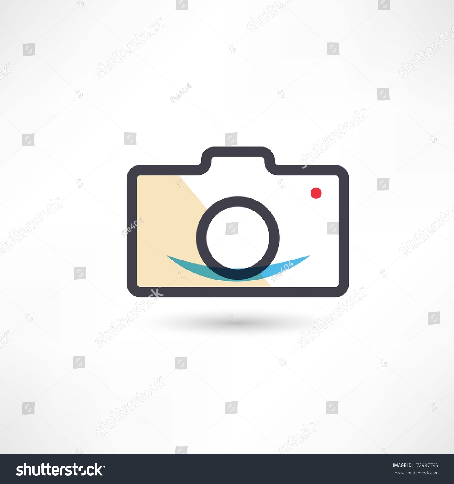 Black Digital Cam Icon Stock Vector (Royalty Free) 172987799 | Shutterstock