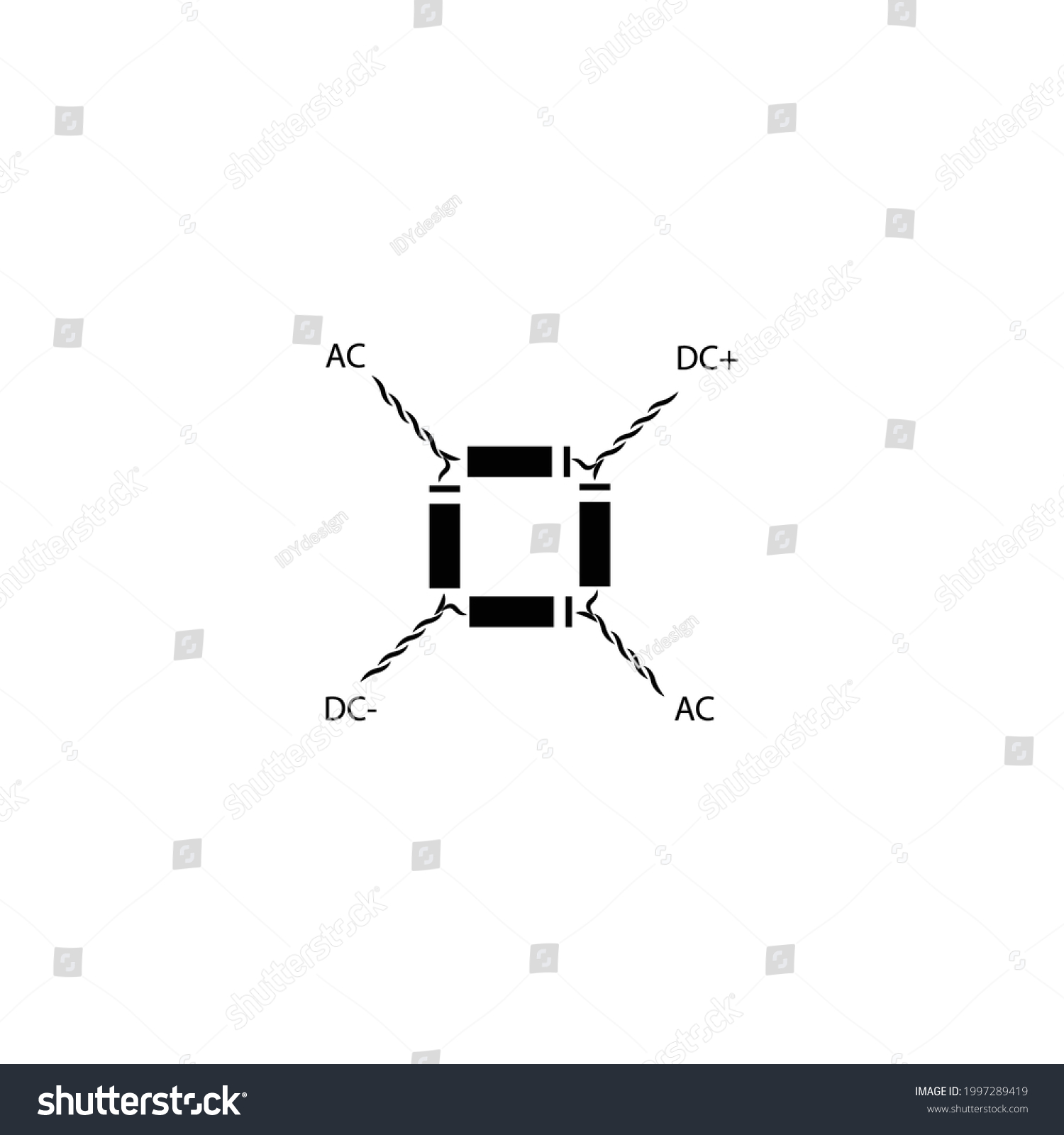 Black Diode Logo Vektor Template Stock Vector (Royalty Free) 1997289419 ...