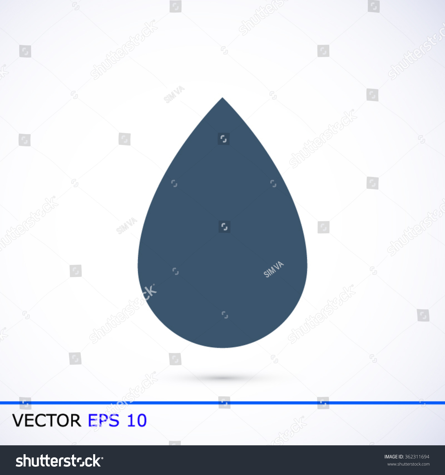 Black Drop Icon Stock Vector (Royalty Free) 362311694 | Shutterstock