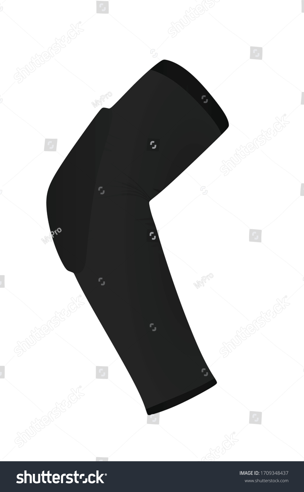 Black Elbow Support Vector Illustration Stock Vector (Royalty Free ...