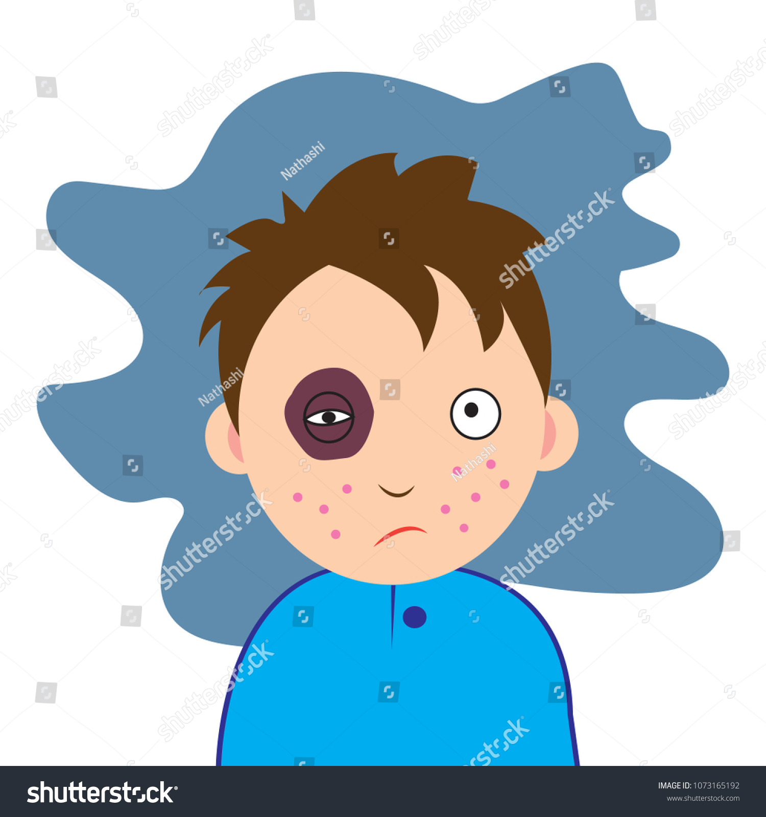 Black Eye Vector Stock Vector (Royalty Free) 1073165192