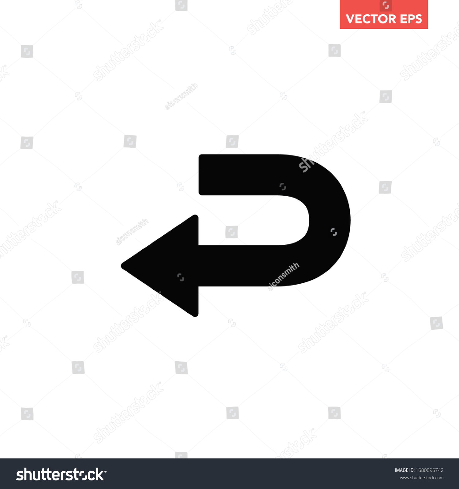 Icono de flecha de retorno de: vector de stock (libre de regalías ...