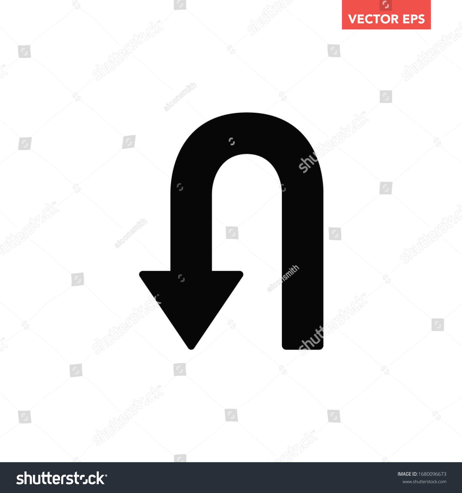 4,600 U turn icon Images, Stock Photos & Vectors | Shutterstock