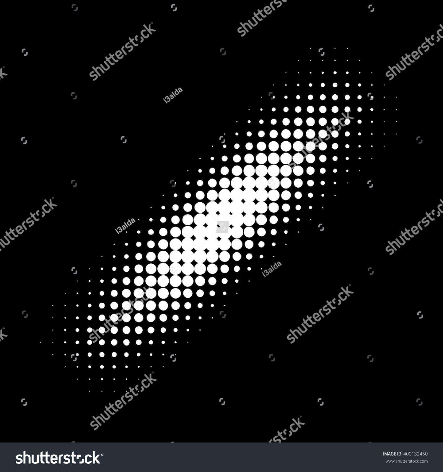 Black Halftone Pattern Vector Illustration Stock Vector (Royalty Free ...
