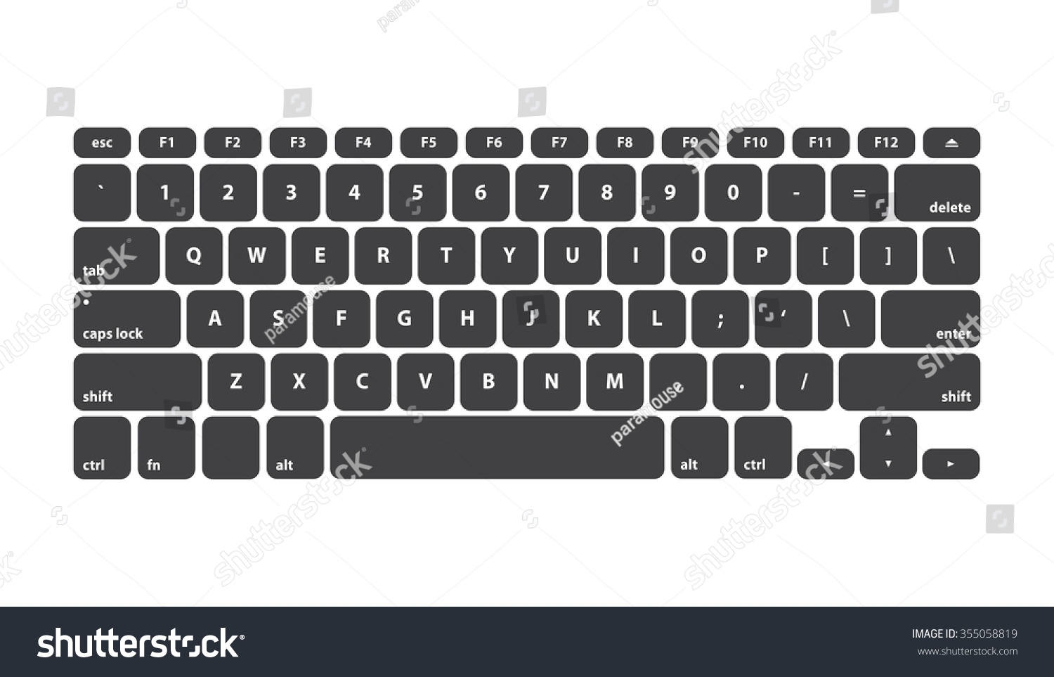 Black Keyboard Stroke Qwerty Isolated Vector Stock Vector (Royalty Free ... Black Keyboard Stroke Qwerty Isolated Vector Stock Vector (Royalty Free ...
