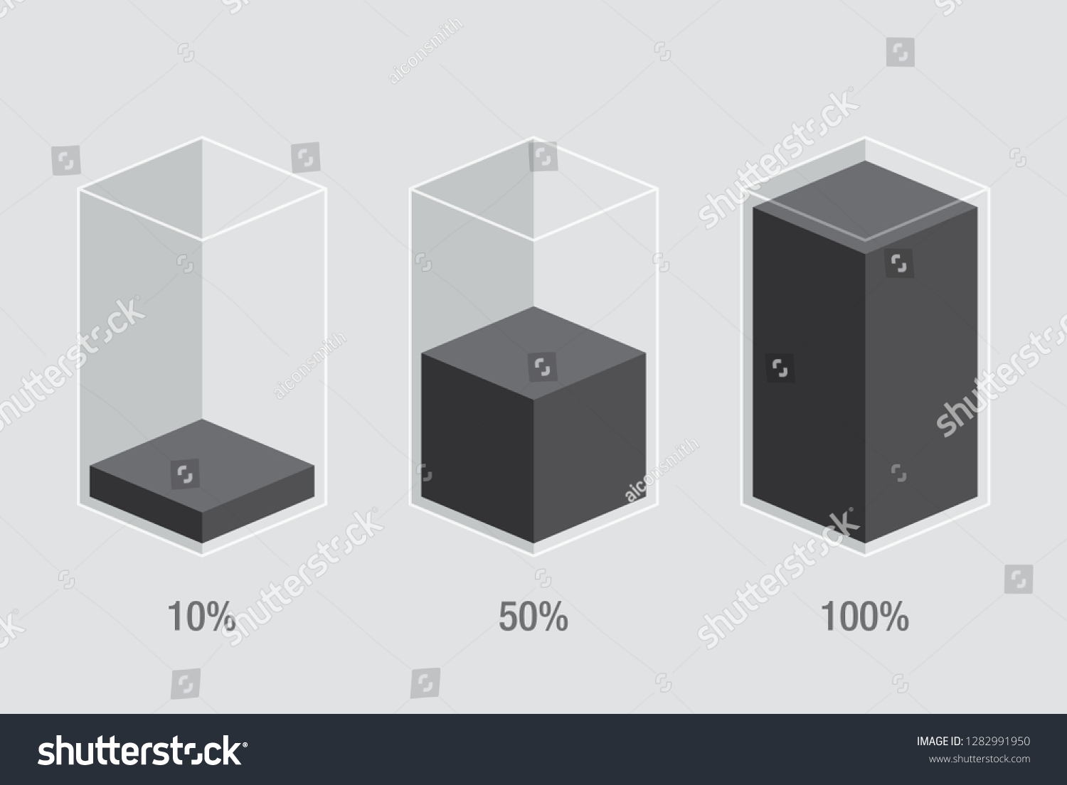Black Liquid Graph Chart Bars Diagram: vector de stock (libre de ...