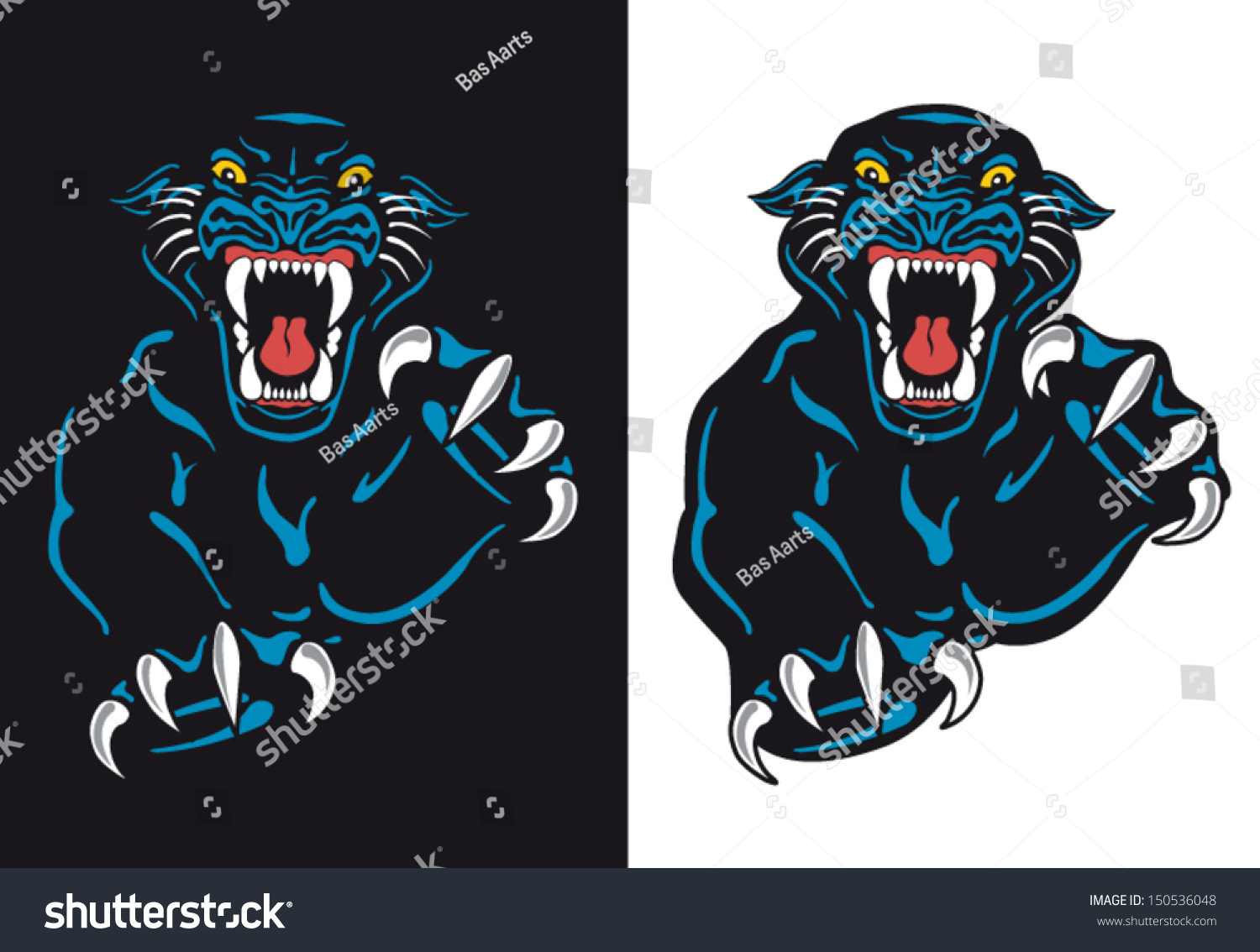Black Panther Attacking
