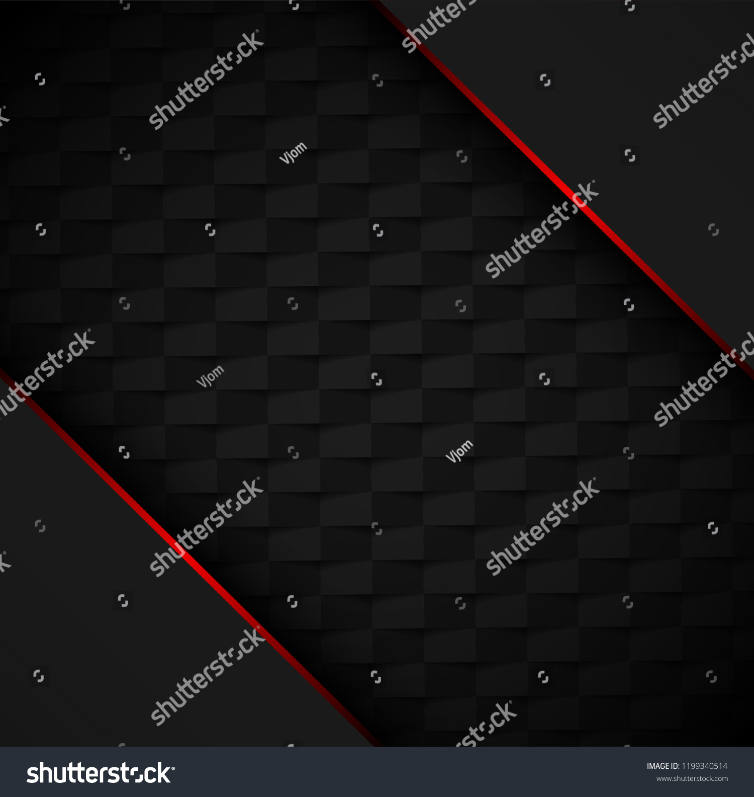 Black Poster Template Red Frame Geometric: เวกเตอร์สต็อก (ปลอดค่า ...