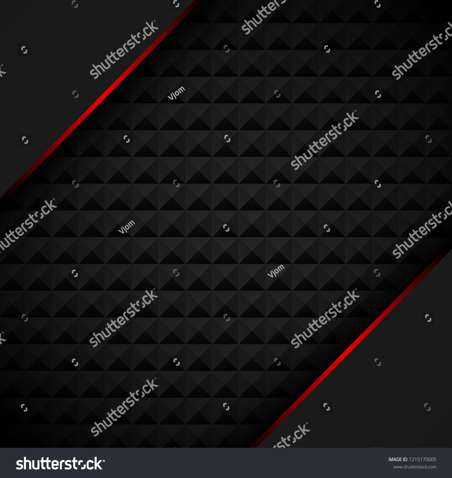 Black Poster Template Red Frame Geometric: เวกเตอร์สต็อก (ปลอดค่า ...