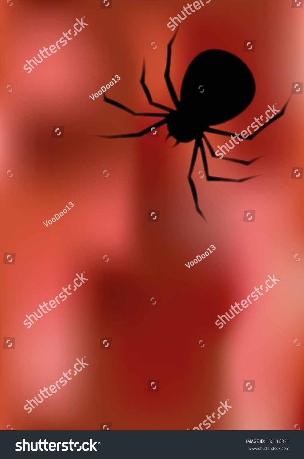 Black Spider Vector Illustration Stock Vector (Royalty Free) 150116831