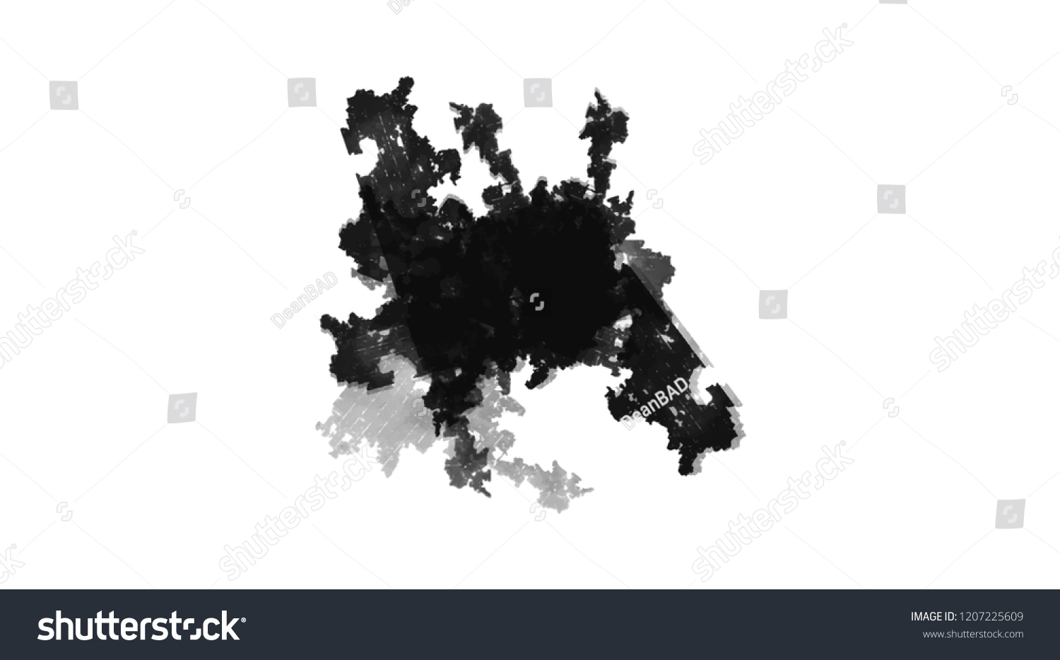 Black Spot Texture: vector de stock (libre de regalías) 1207225609 ...