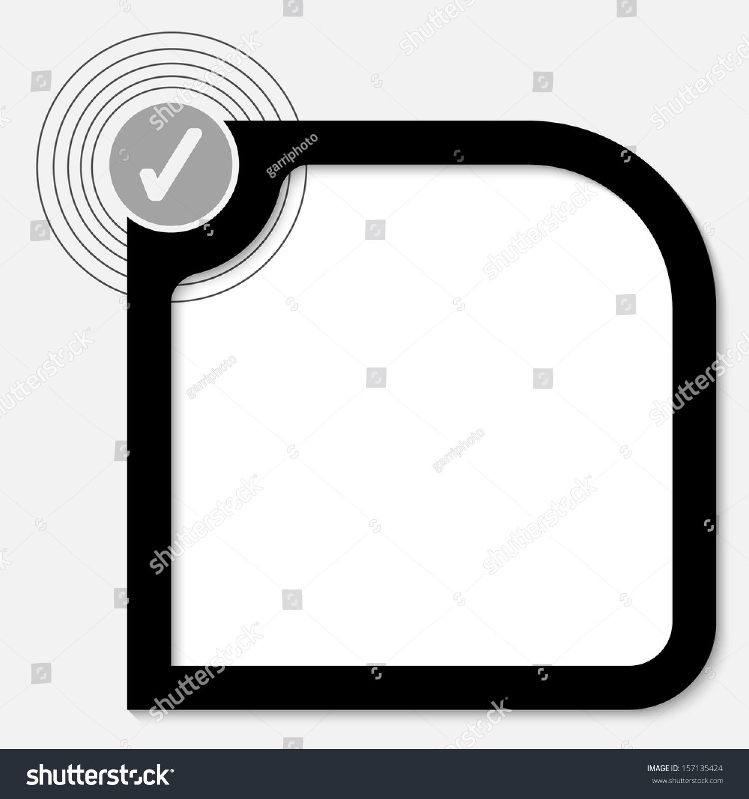 Black Text Box Check Box Stock Vector (Royalty Free) 157135424 ...