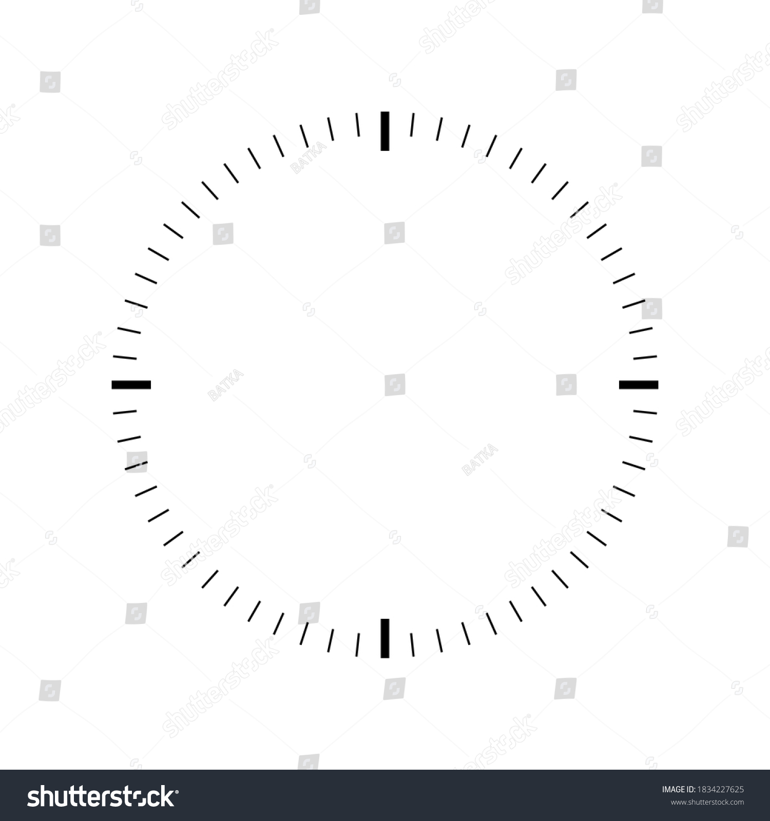Black Time Clock Icon Isolated On Stock Vector (Royalty Free ...