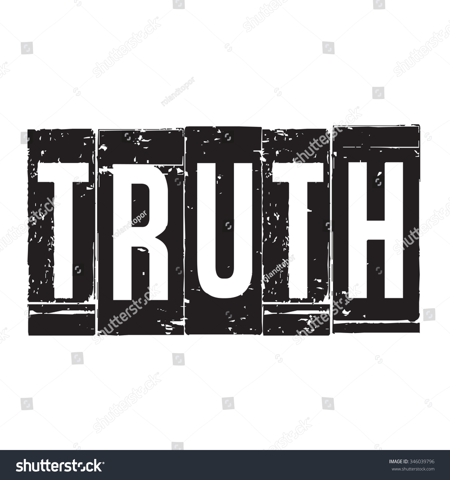 Black Vector Grunge Stamp Truth Stock Vector (Royalty Free) 346039796 ...