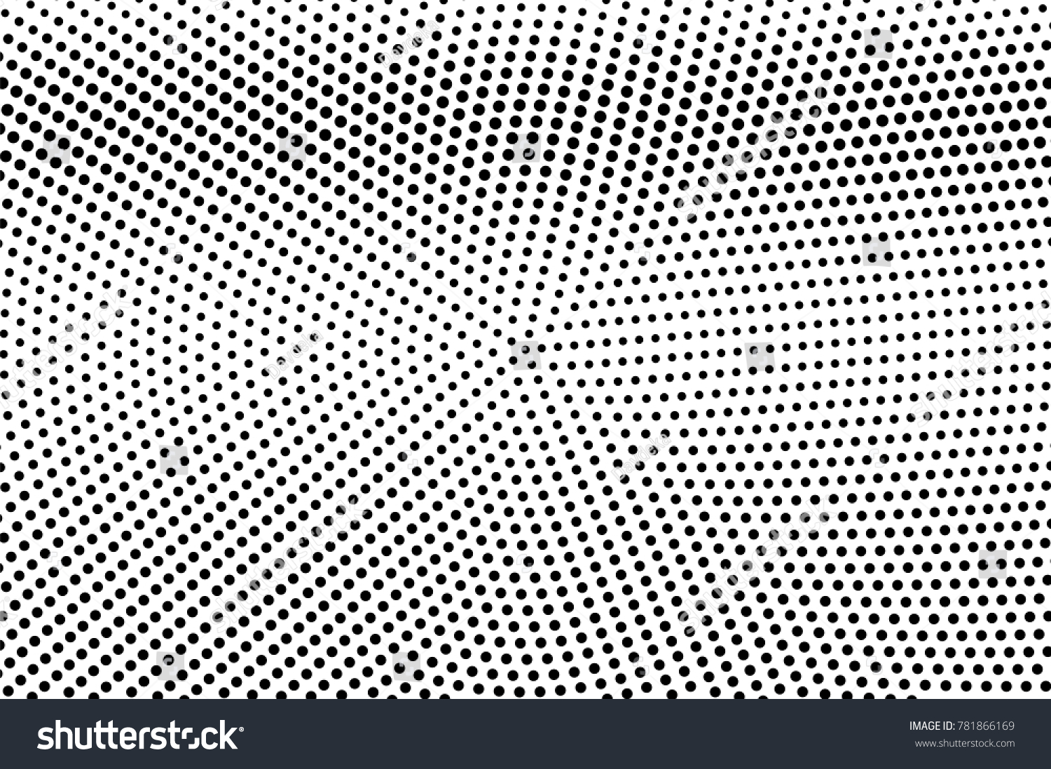 Black White Dotted Halftone Half Tone Stock Vector (Royalty Free ...