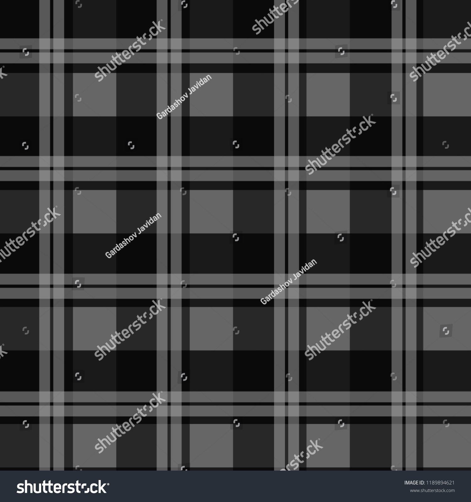 Vektor Stok Black White Pixel Fabric Texture Seamless (Tanpa Royalti ...