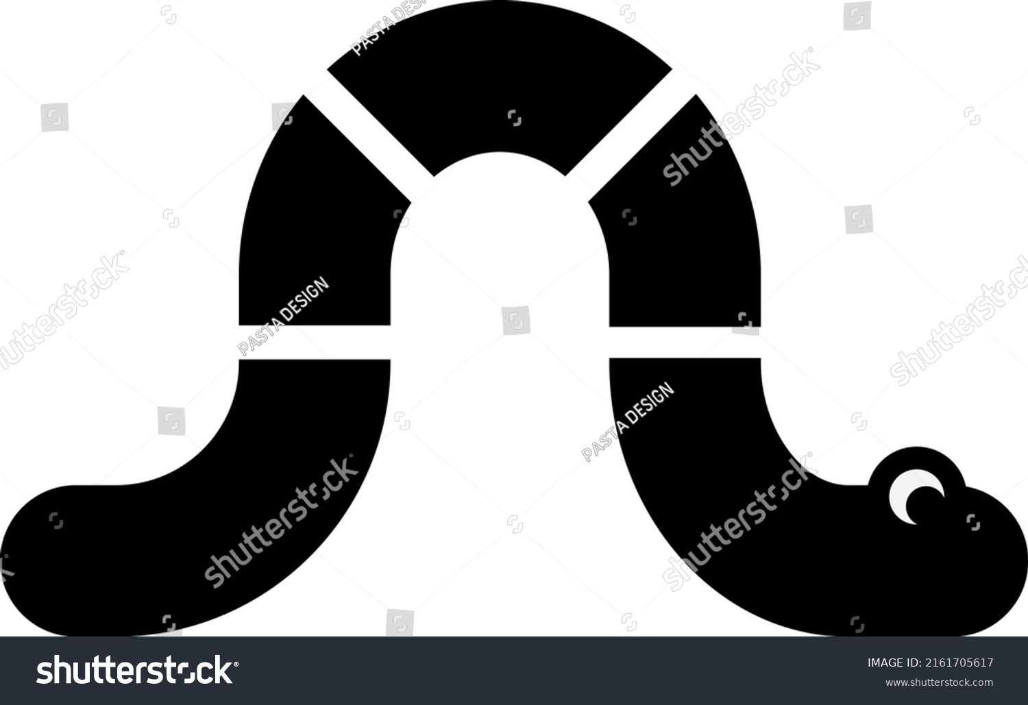 Black Worm Logo Icon Template Vector Stock Vector (Royalty Free ...