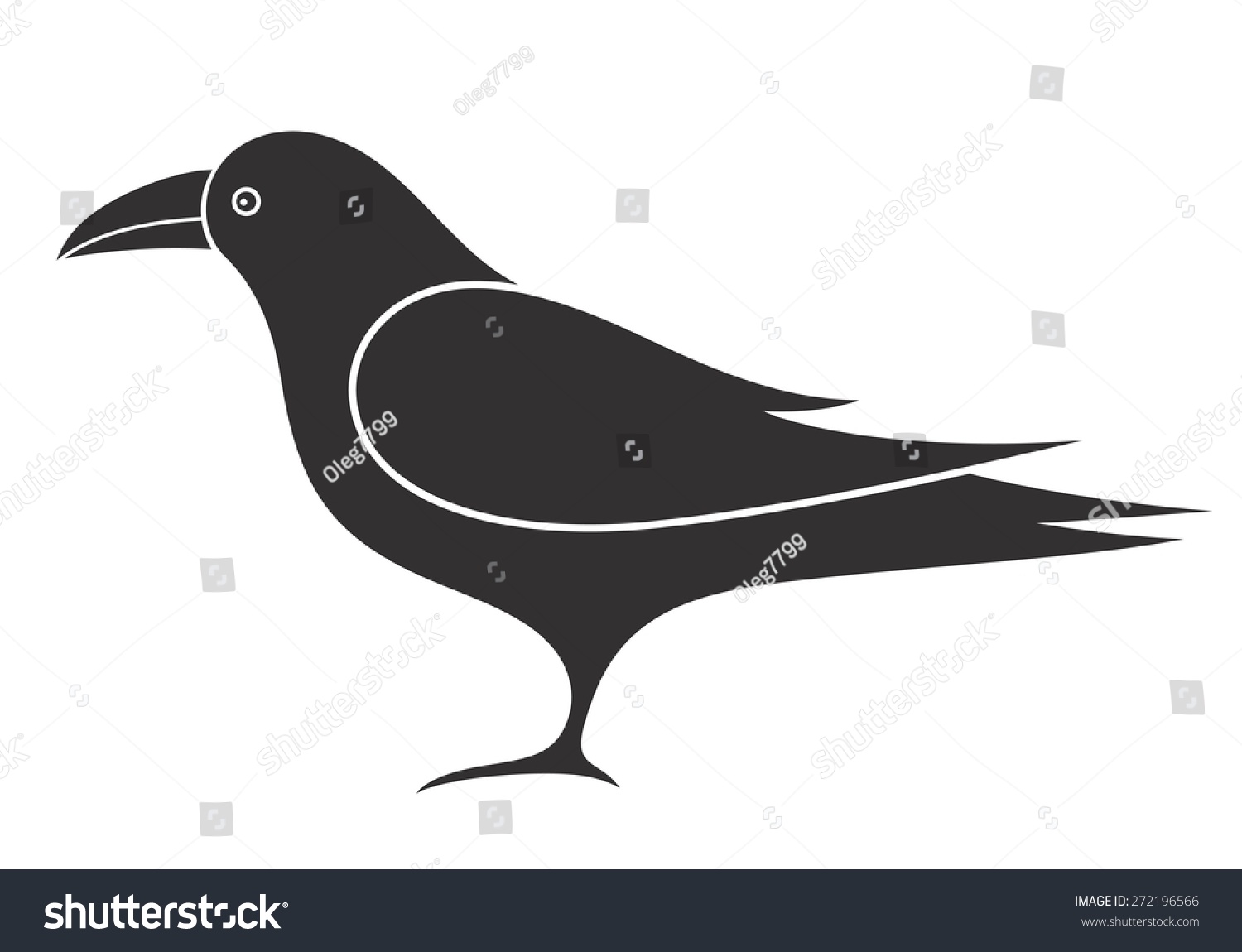 Blackbird Vector Illustration Stock Vector (Royalty Free) 272196566 ...