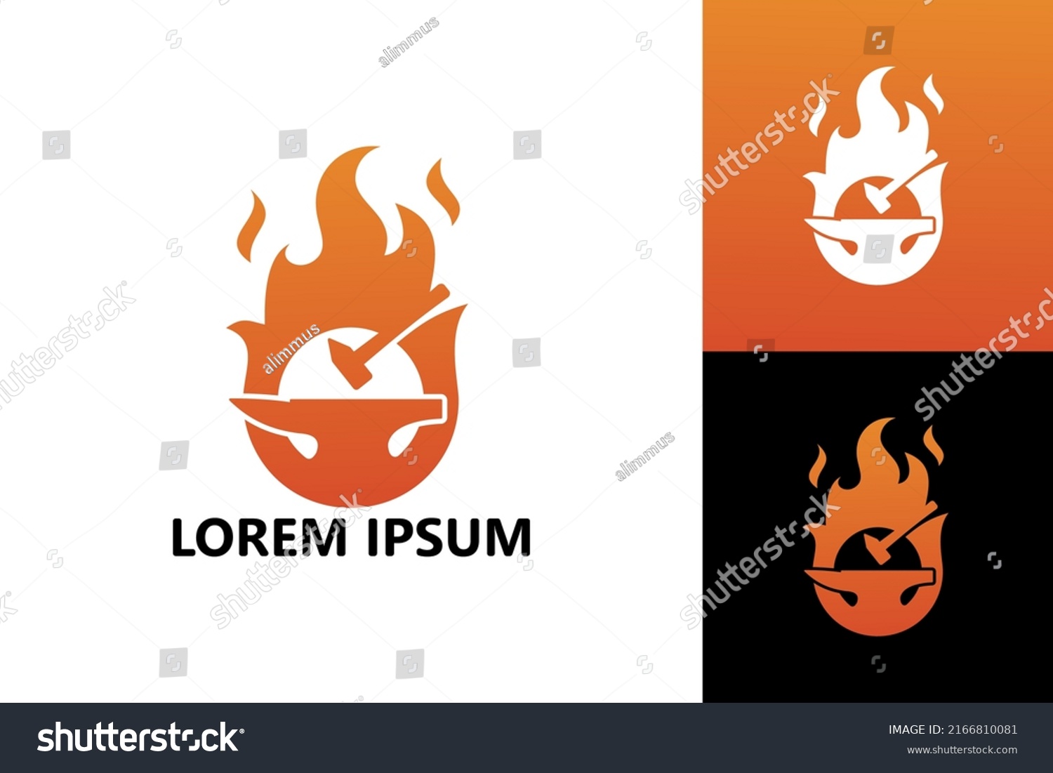 Blacksmith Fire Iron Logo Template Design Stock Vector (Royalty Free) 2166810081 | Shutterstock