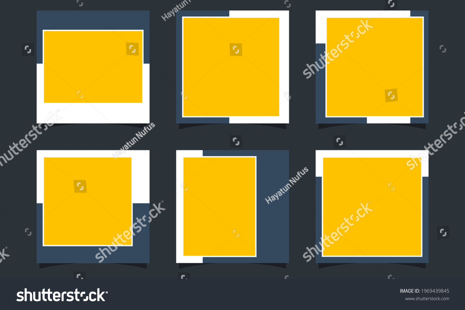 Blank Background Template Design Stock Vector (Royalty Free) 1969439845