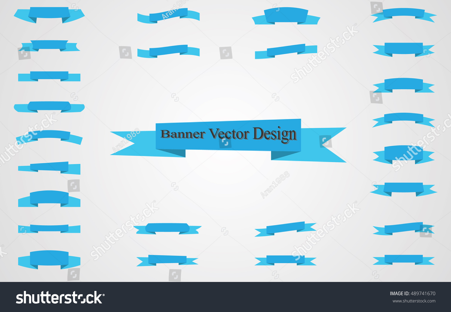 Blank Banner Design Vector Illustration Stock Vector (Royalty Free ...