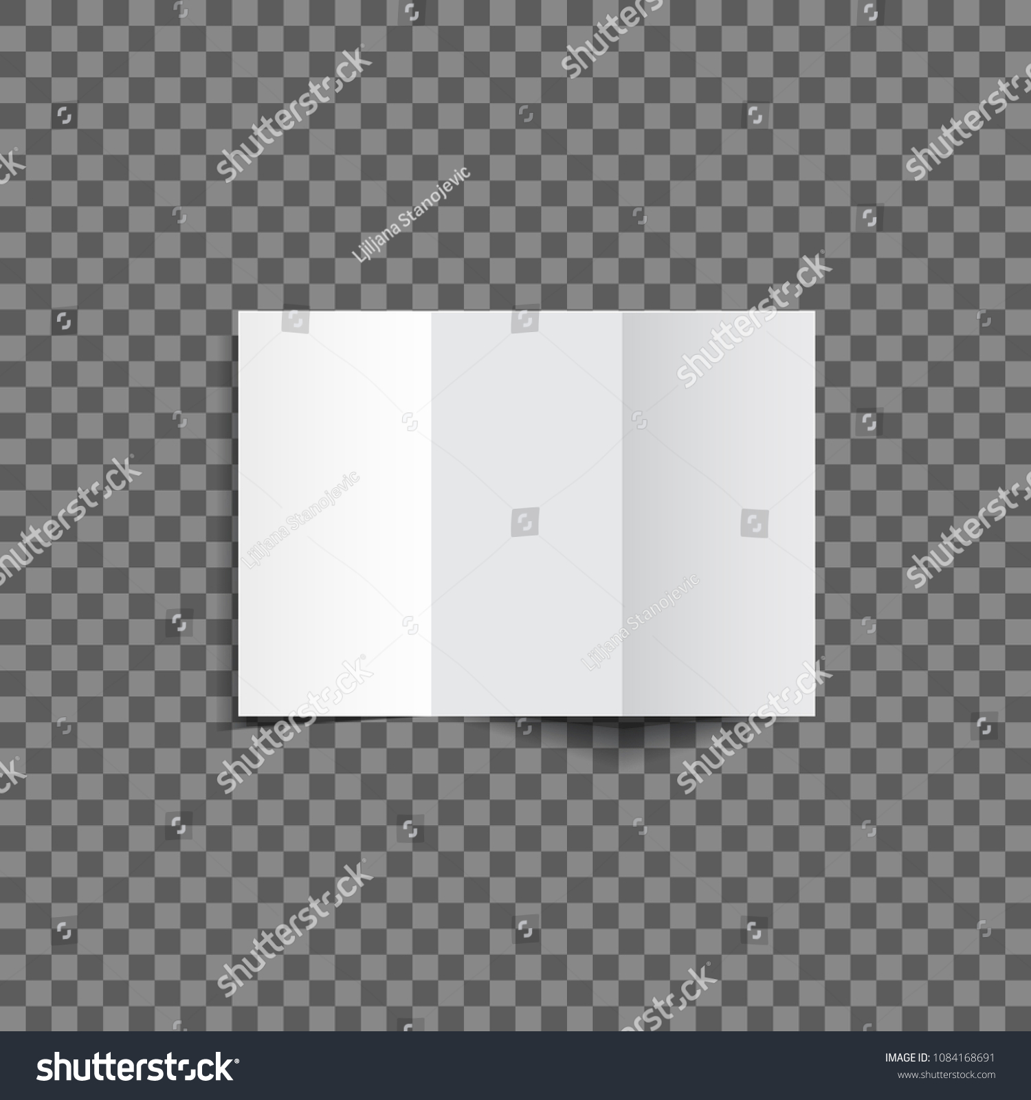 Blank Brochures Layout Design Stock Vector (Royalty Free) 1084168691 ...