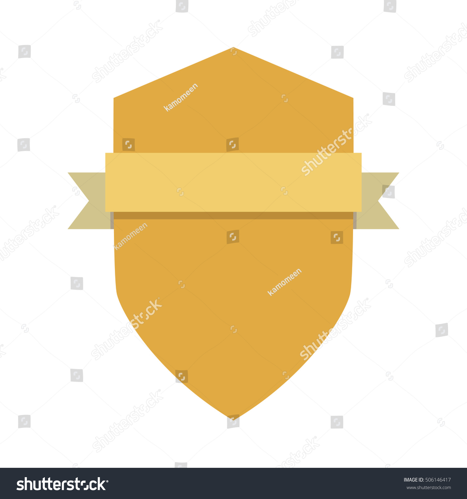 Blank Emblem Label Stock Vector (Royalty Free) 506146417 | Shutterstock