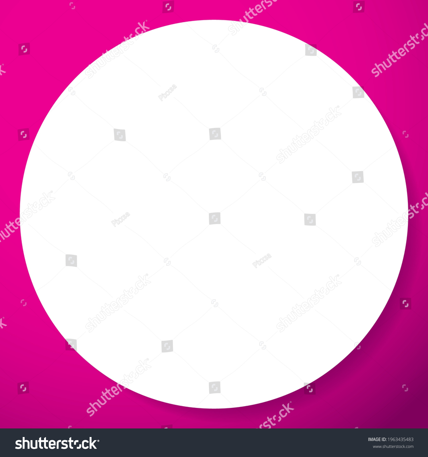 Blank Empty Circle Orb Sphere Button Stock Vector (Royalty Free ...