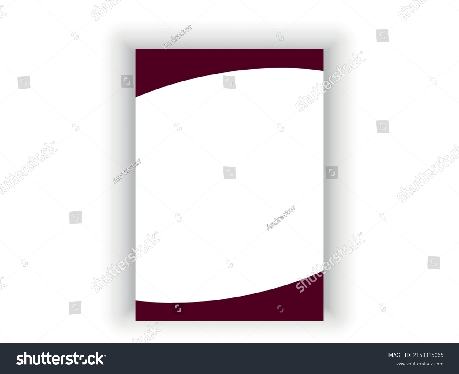 Blank Form A4 Vector Graphics Stock Vector (Royalty Free) 2153315065 ...