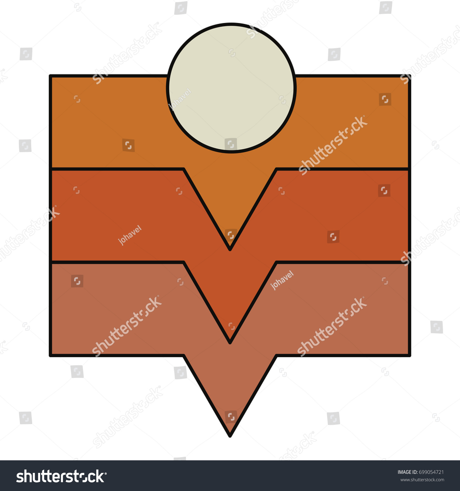 Blank Infographic Layout Stock Vector (Royalty Free) 699054721