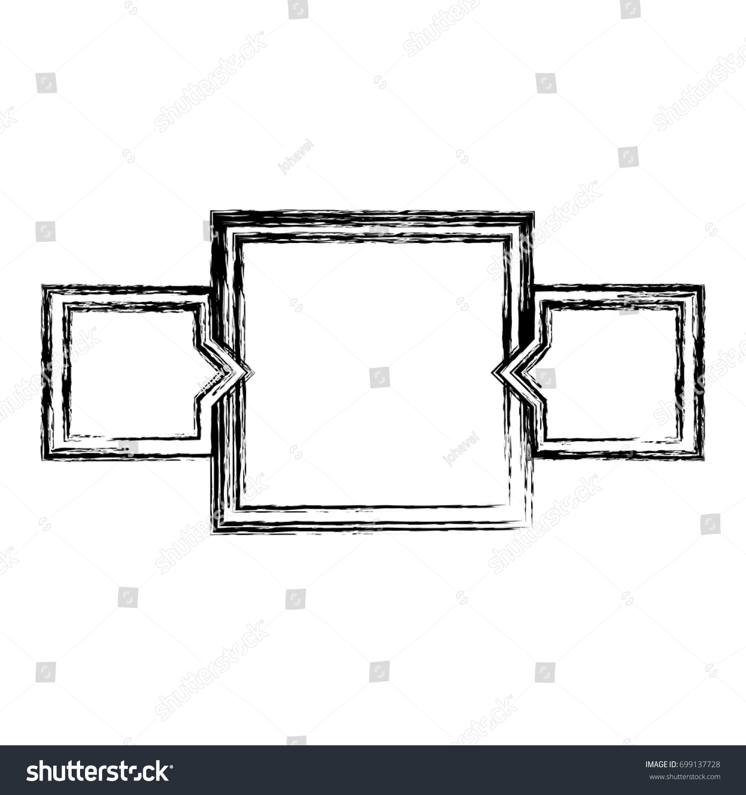 Blank Infographic Layout Stock Vector (Royalty Free) 699137728