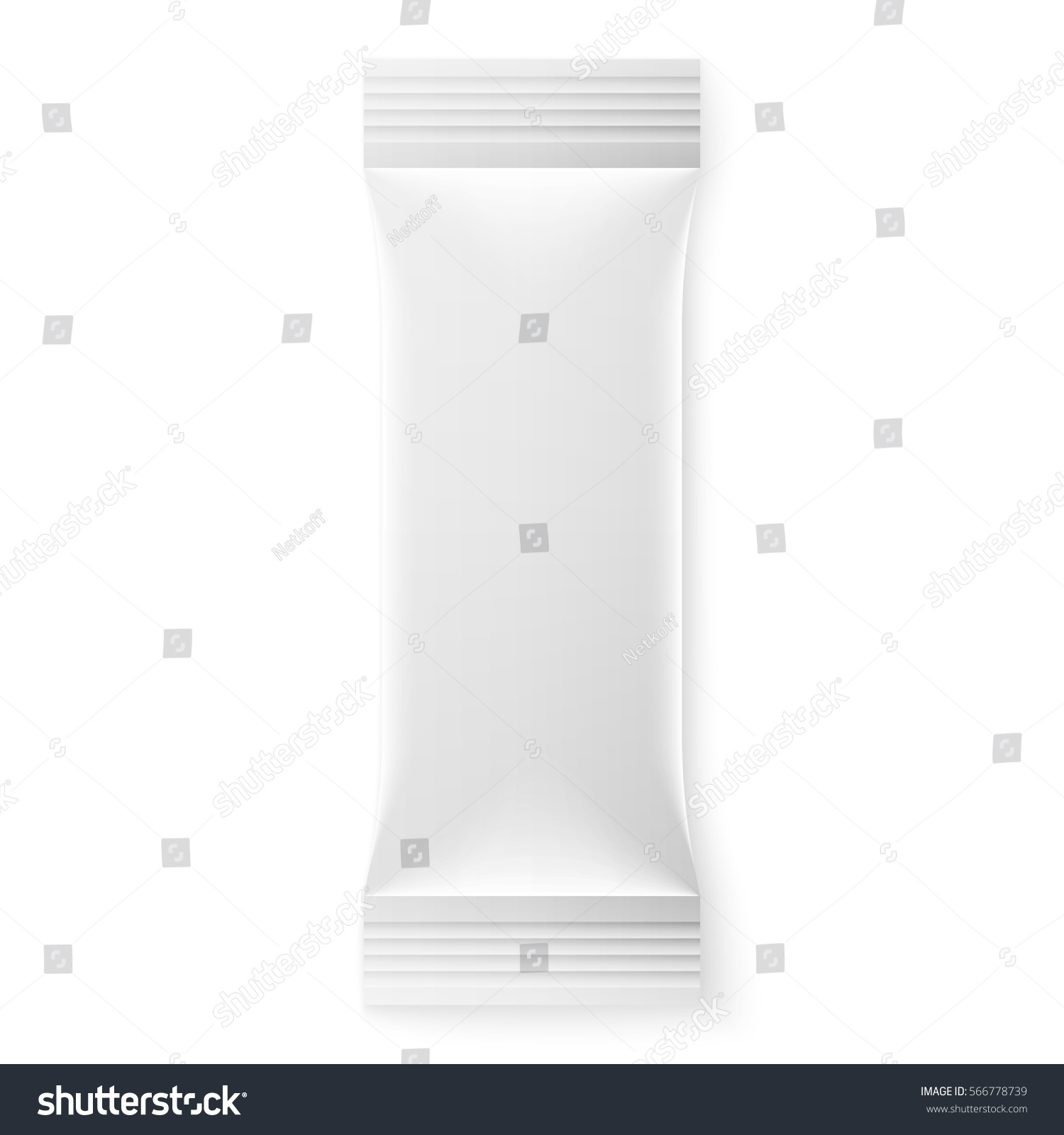 Blank Package Template Stock Vector (Royalty Free) 566778739
