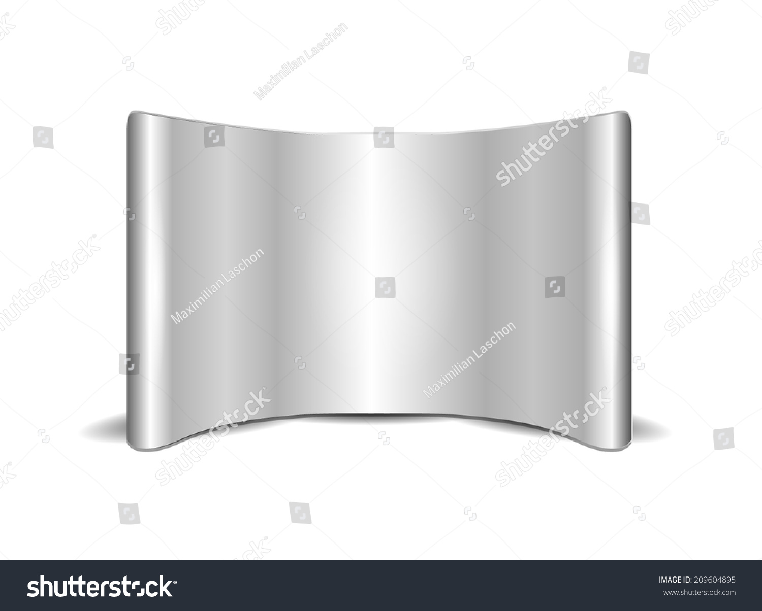 Blank Pop Display Stock Vector (Royalty Free) 209604895