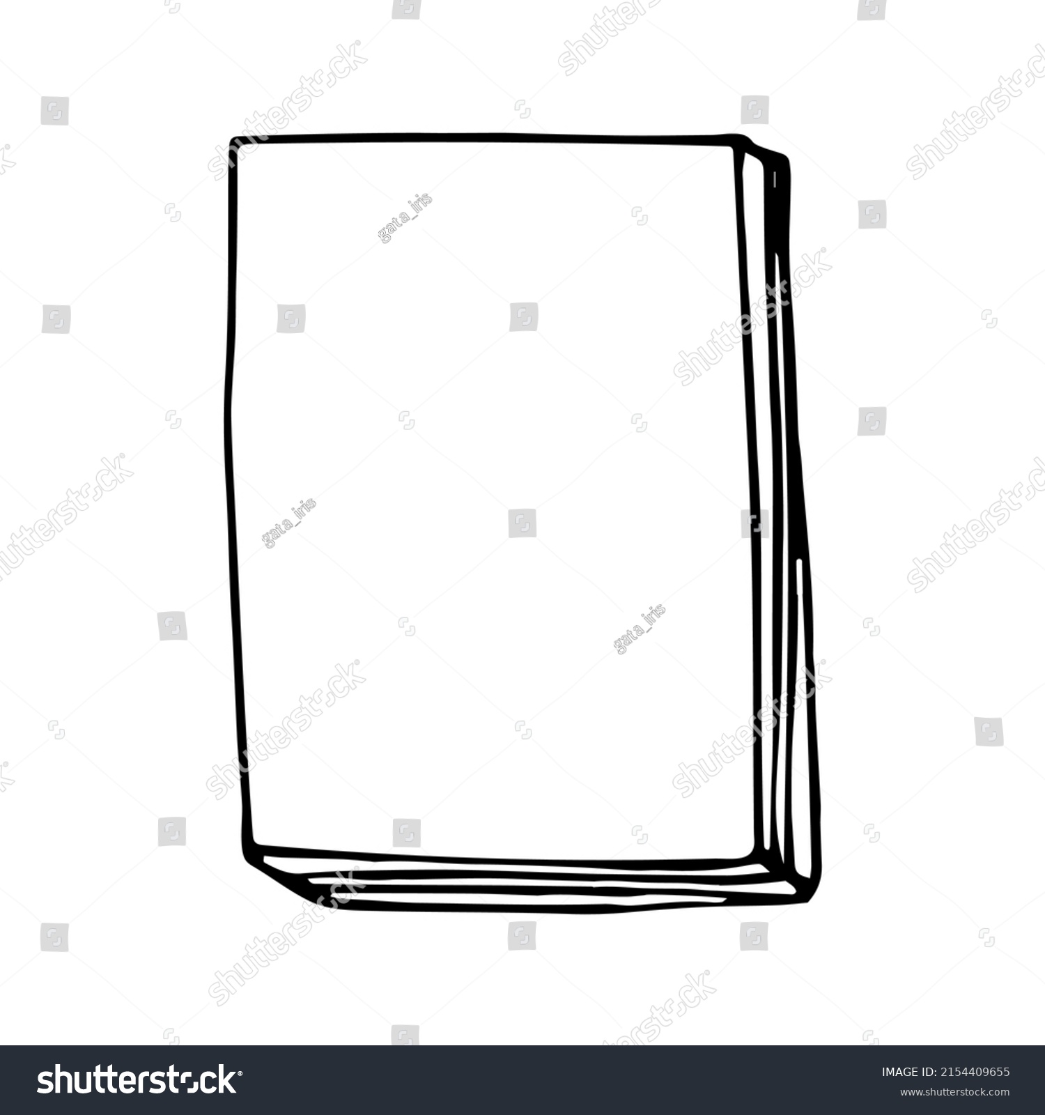 Blank Sheets Notes Stack Notepad Page Stock Vector (Royalty Free ...