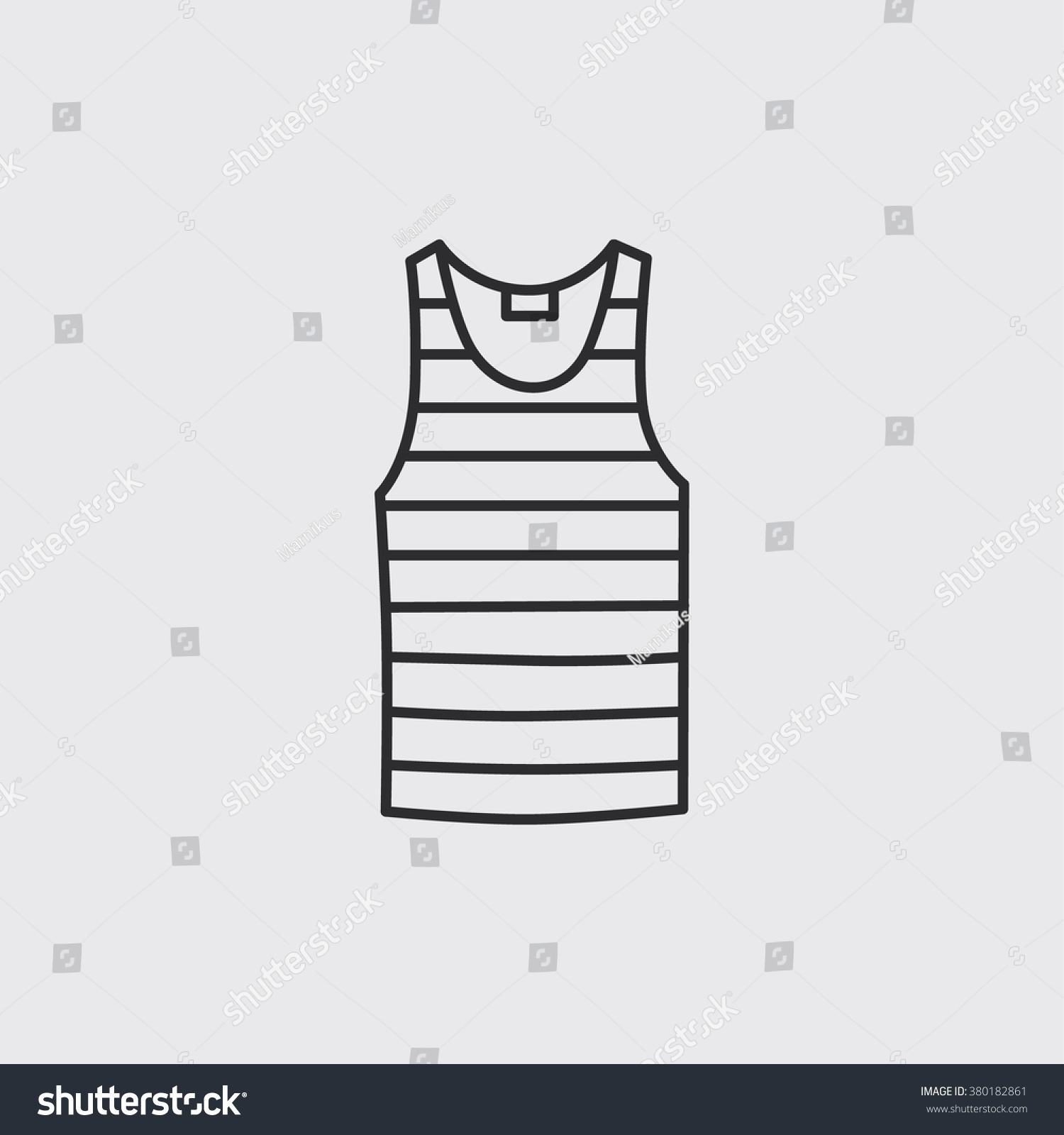 Blank Singlet Template Front Back: vector de stock (libre de regalías ...