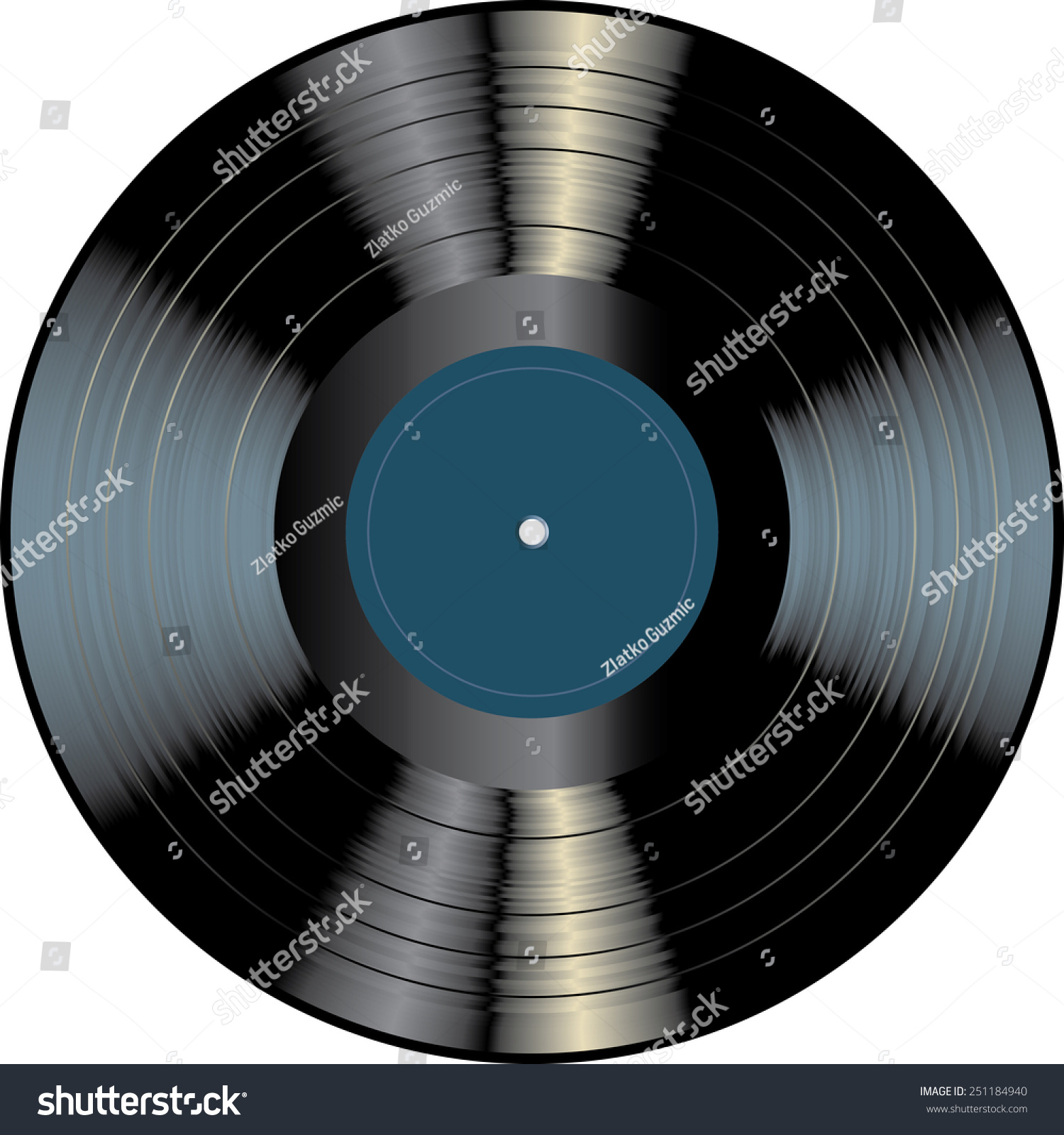 Blank Vinyl Record: เวกเตอร์สต็อก (ปลอดค่าลิขสิทธิ์) 251184940 ...